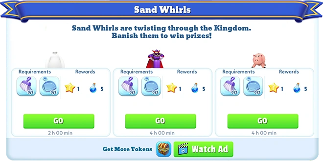 Sand Whirls Mini Event | Disney Magic Kingdoms Wiki | Fandom