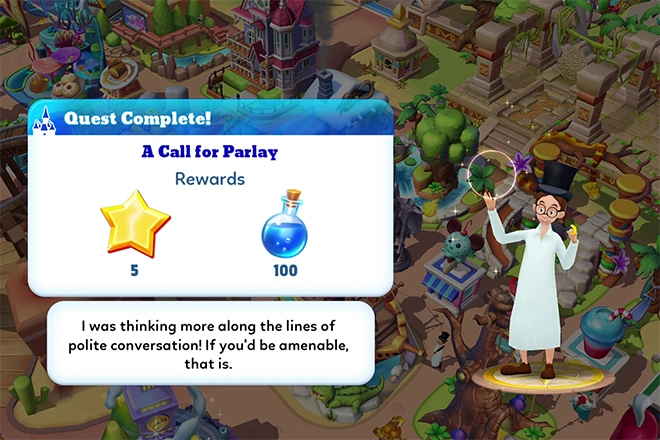 A Call for Parlay | Disney Magic Kingdoms Wiki | Fandom