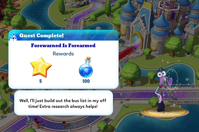 Forewarned Is Forearmed | Disney Magic Kingdoms Wiki | Fandom