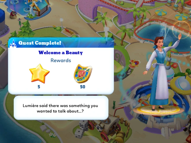 Welcome a Beauty | Disney Magic Kingdoms Wiki | Fandom