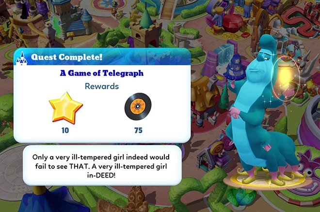 A Game of Telegraph | Disney Magic Kingdoms Wiki | Fandom
