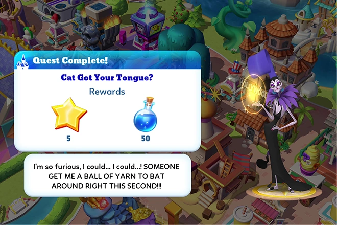 Cat Got Your Tongue? | Disney Magic Kingdoms Wiki | Fandom