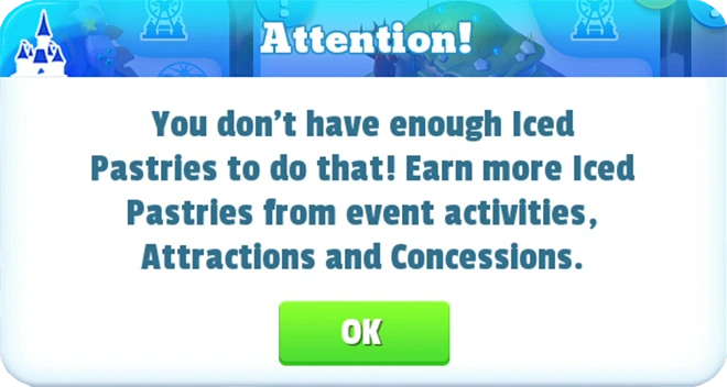 Iced Pastries | Disney Magic Kingdoms Wiki | Fandom
