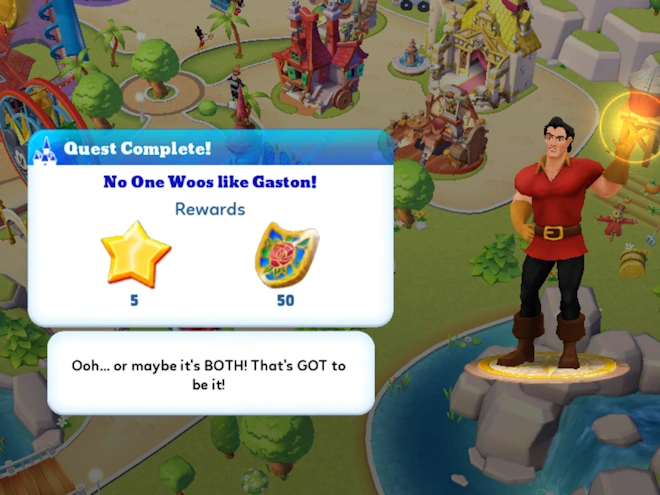 No One Woos like Gaston! | Disney Magic Kingdoms Wiki | Fandom