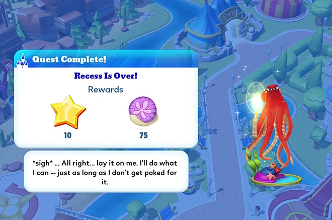 Recess Is Over! | Disney Magic Kingdoms Wiki | Fandom