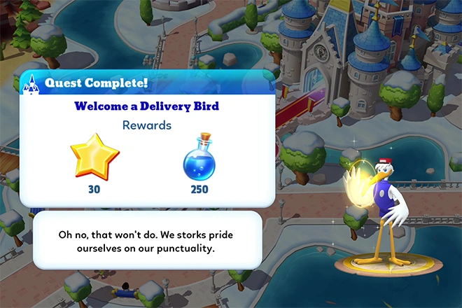 Welcome a Delivery Bird | Disney Magic Kingdoms Wiki | Fandom