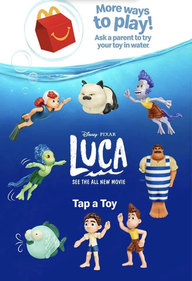 Luca - McDonald's collection | Disney Merchandise Wiki | Fandom