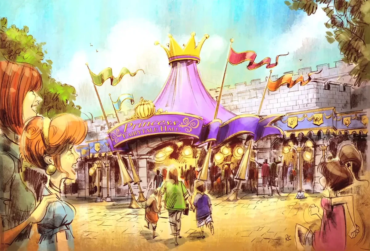 Princess Fairytale Hall | Disney Park Concept Art Wiki | Fandom