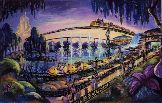 Flounder's Flying Fish Coaster | Disney Park Concept Art Wiki | Fandom