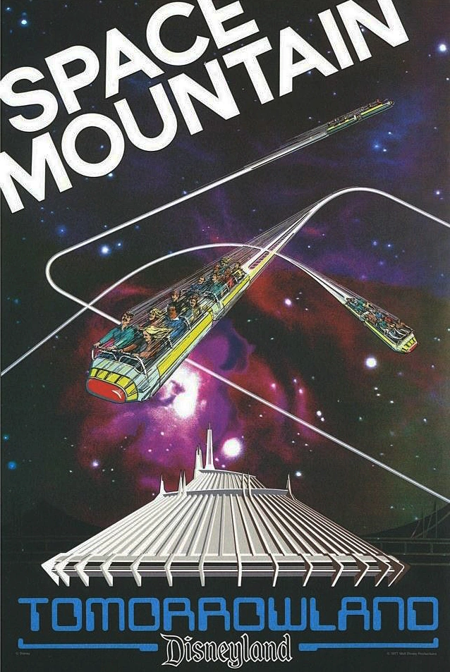 Space Mountain (Disneyland) | Disney Park Concept Art Wiki | Fandom