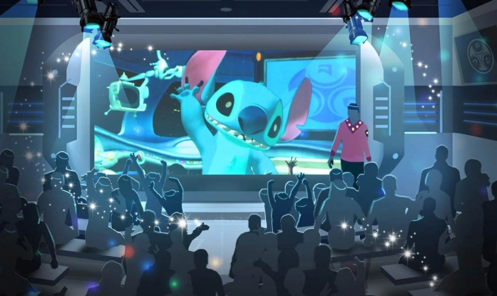 Stitch Encounter (Shanghai Disneyland) | Disney Park Concept Art Wiki ...