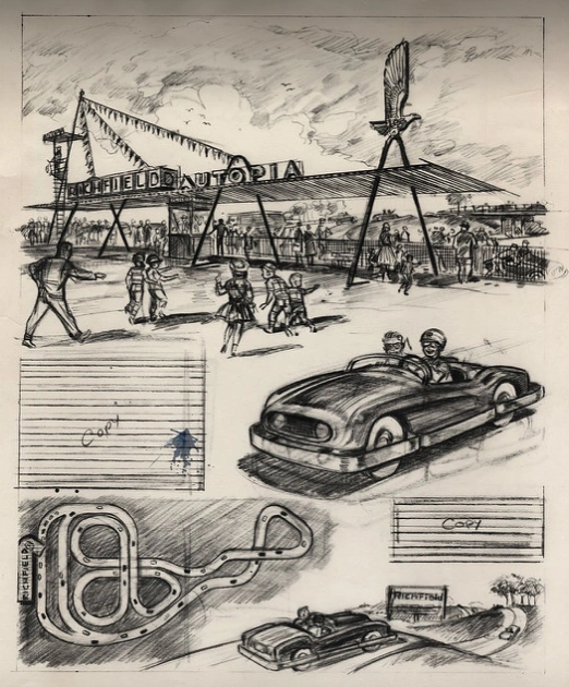 Autopia (Disneyland) | Disney Park Concept Art Wiki | Fandom