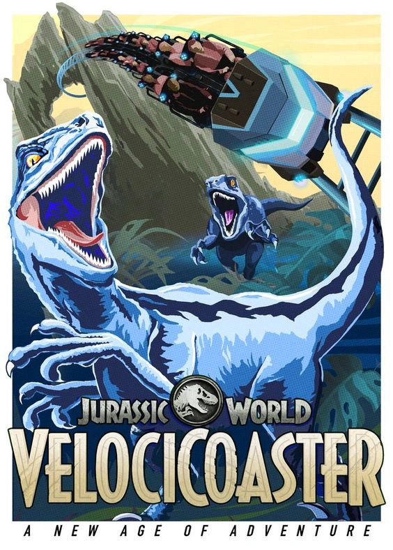 Jurassic World VelociCoaster | Disney Park Concept Art Wiki | Fandom