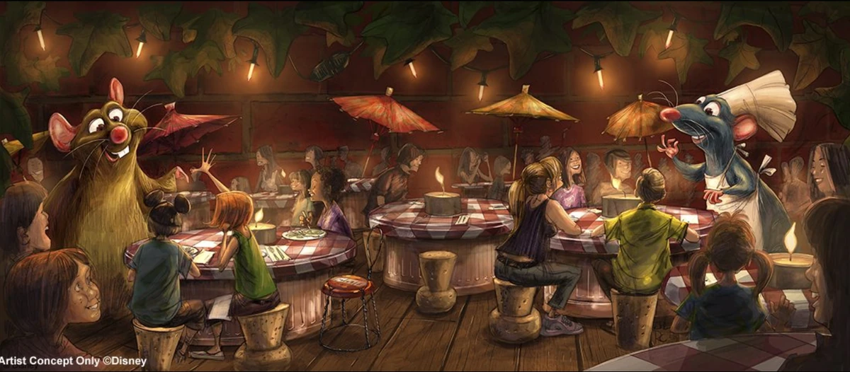 Bistroy Chez Remy | Disney Park Concept Art Wiki | Fandom