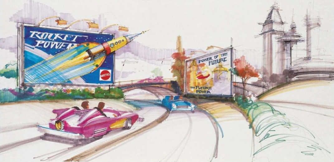 Autopia (DLP) | Disney Park Concept Art Wiki | Fandom