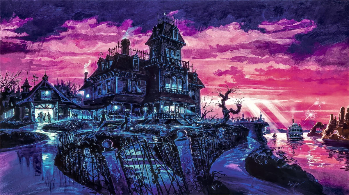 Phantom Manor | Disney Park Concept Art Wiki | Fandom