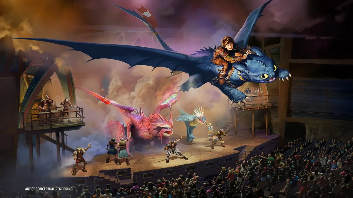 The Untrainable Dragon | Disney Park Concept Art Wiki | Fandom