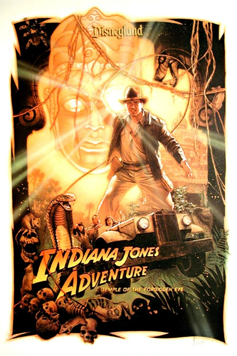 Indiana Jones Adventure: Temple of the Forbidden Eye | Disney Park ...