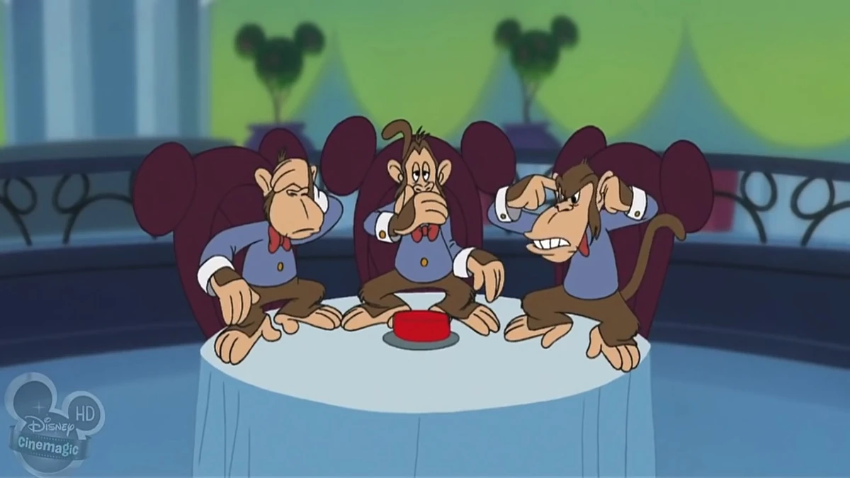 The Censor Monkeys | Disney's House of Mouse Wiki | Fandom