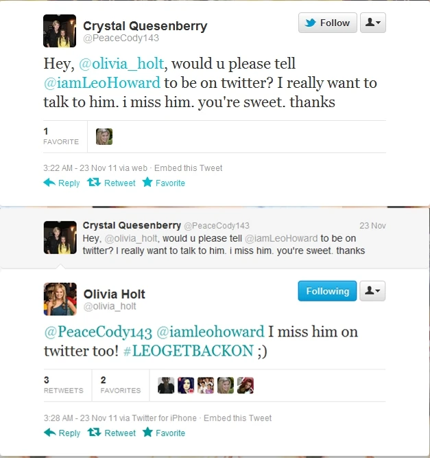 Olivia Holt And Leo Howard Holding Hands