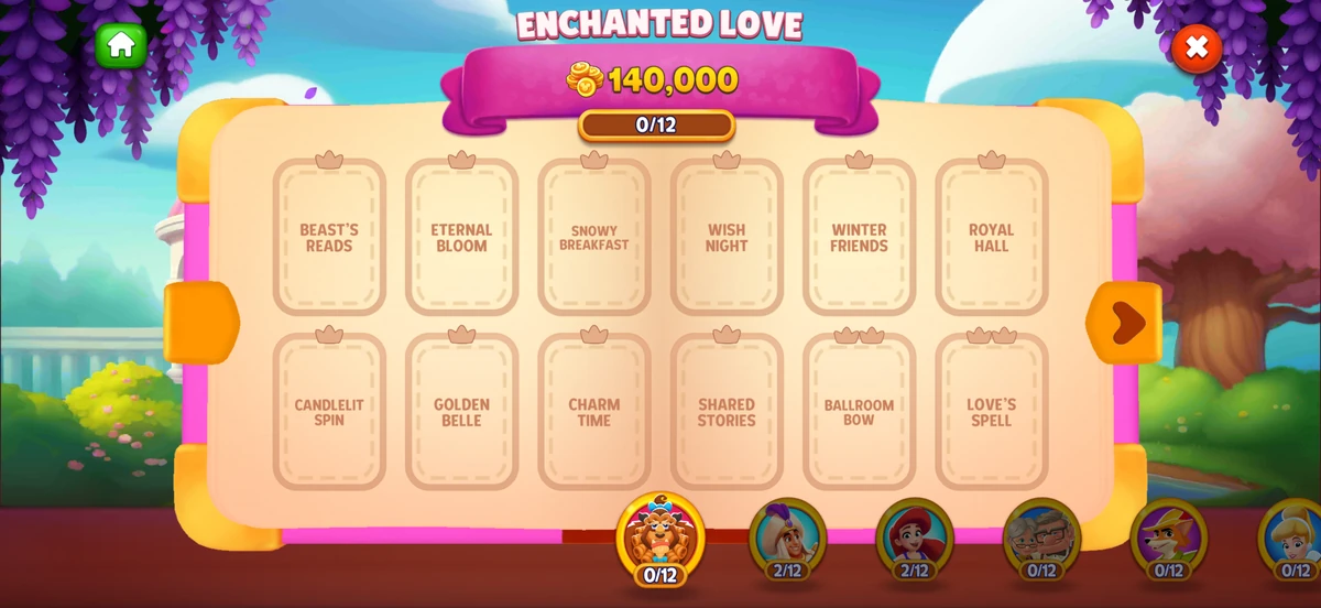 Enchanted Love | Disney Solitaire Wiki | Fandom