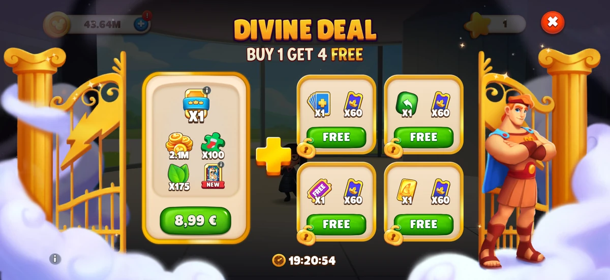 Divine Deal | Disney Solitaire Wiki | Fandom