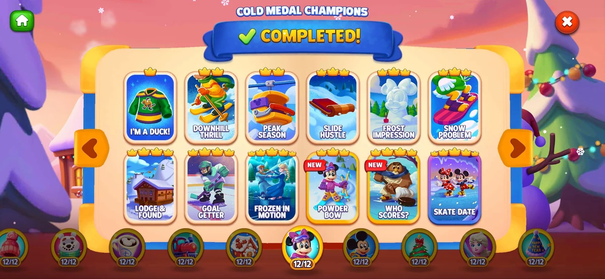 Cold Medal Champions | Disney Solitaire Wiki | Fandom