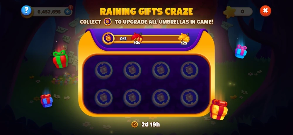 Raining Gifts Craze | Disney Solitaire Wiki | Fandom