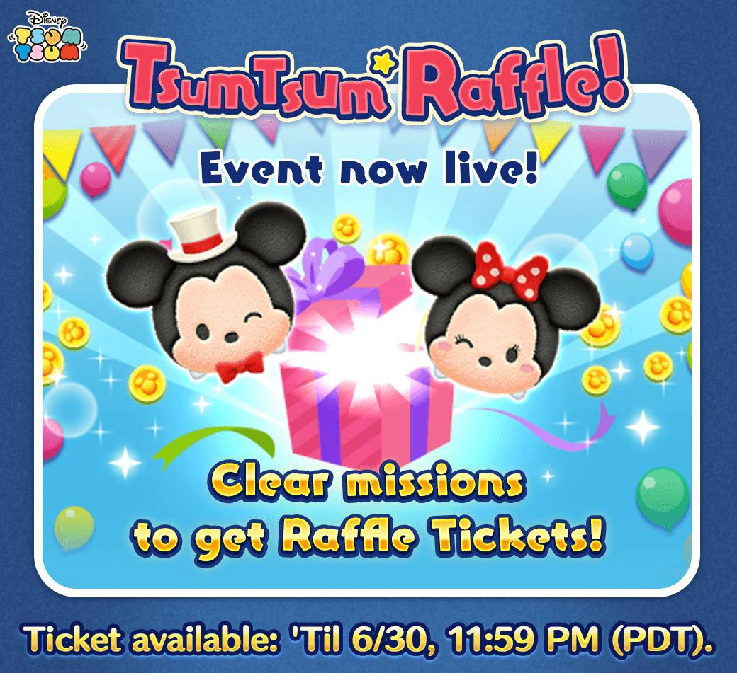 International Events/June 2024 Tsum Tsum Raffle | Disney Tsum Tsum Wiki ...