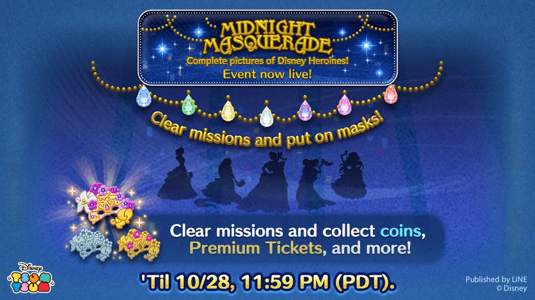International Events/Midnight Masquerade | Disney Tsum Tsum Wiki | Fandom
