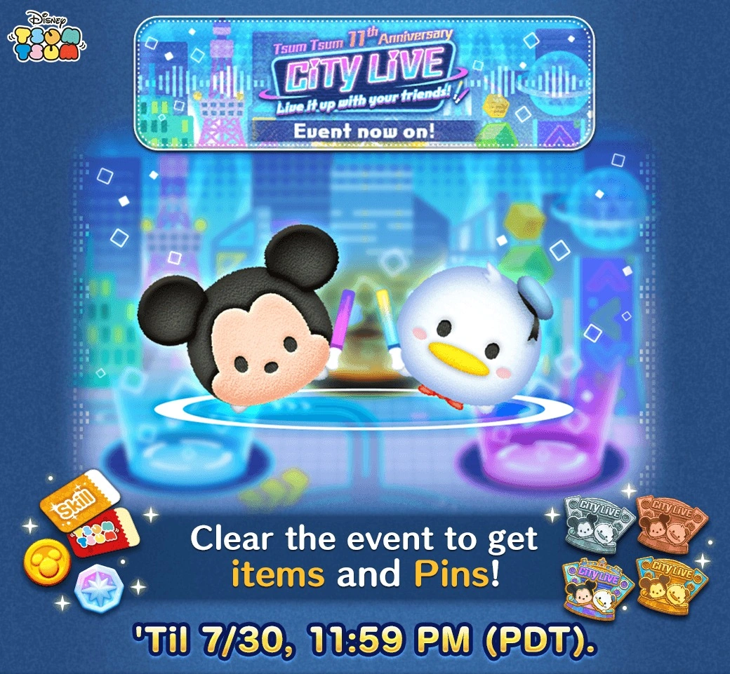 International Events/Tsum Tsum 11th Anniversary CiTY LiVE! | Disney ...