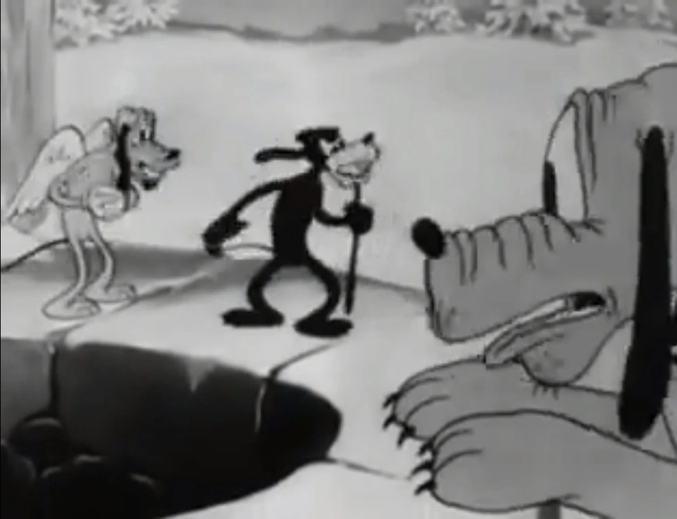 Gif De Pluto De Mayordomo Negro