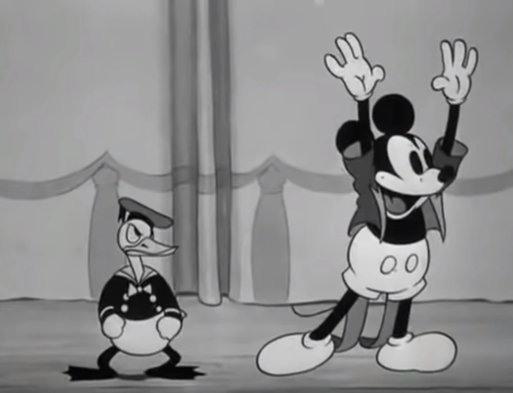Dibujos Animados Antiguos De Mickey Mouse En Blanco Y Negro