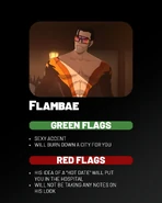Flambae | Dispatch Wiki | Fandom