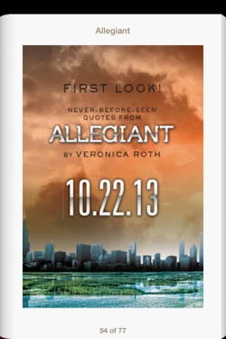 Allegiant Official Cover