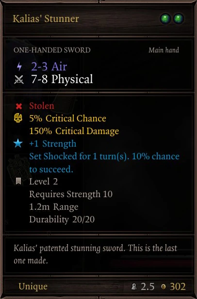 Kalias' Stunner | Divinity Wiki | Fandom