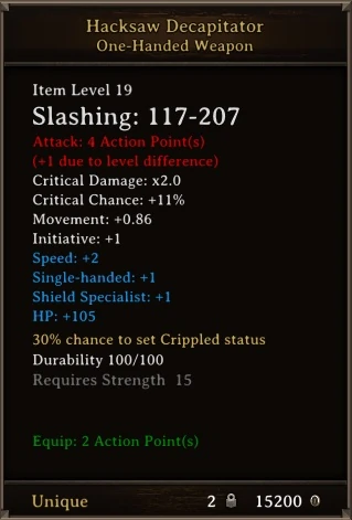Hacksaw Decapitator - Divinity Original Sin Wiki