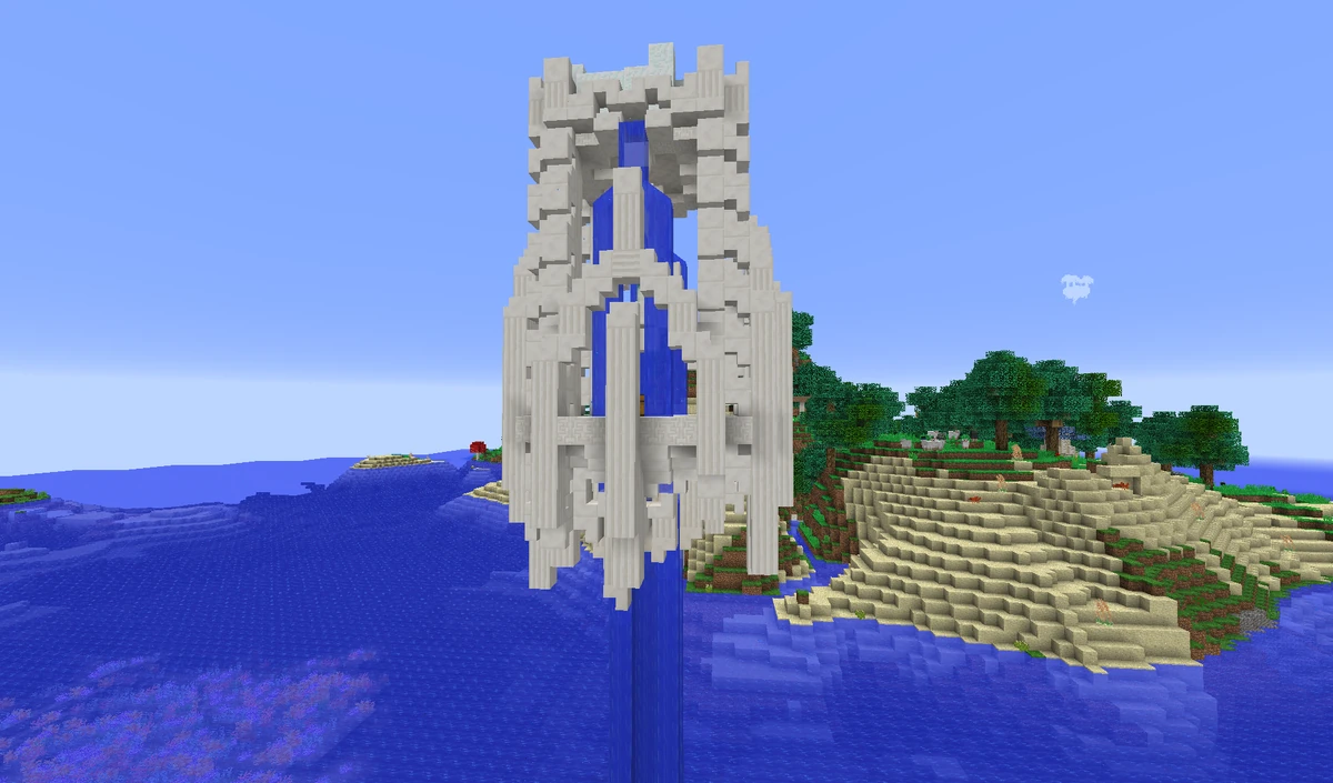 Minecraft Dragon Head Castle