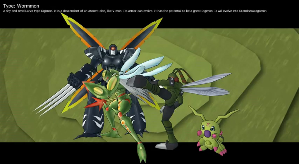 Digimon Stingmon Evolution
