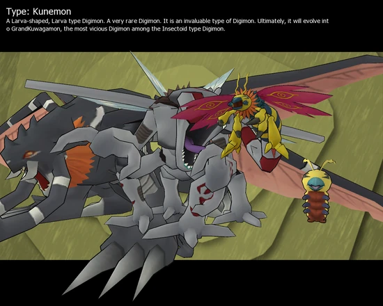 Kunemon | Digimon Masters Online Wiki | Fandom