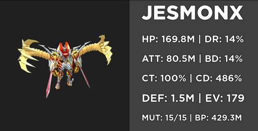 Jesmon X | Digimon Masters Online ROBLOX Wiki | Fandom
