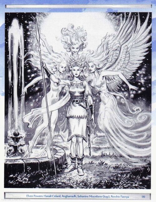 莎罕妮·月弓Sehanine Moonbow | 龙与地下城 Wiki | Fandom