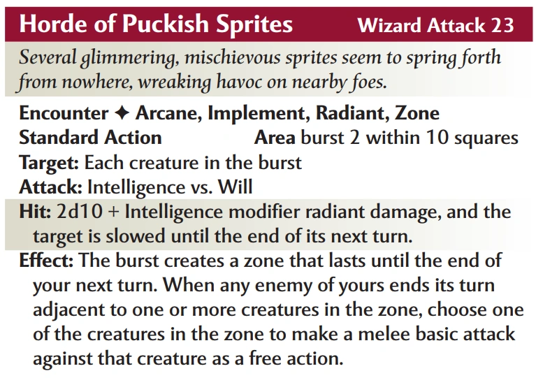 Horde of puckish sprites | D&D4 Wiki | Fandom