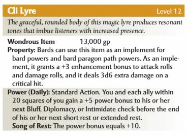 Cli lyre | D&D4 Wiki | Fandom