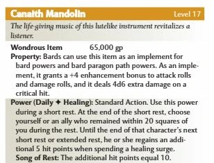 Canaith Mandolin | D&D4 Wiki | Fandom