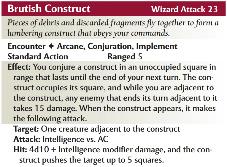 Brutish construct | D&D4 Wiki | Fandom