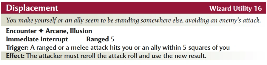 Displacement | D&D4 Wiki | Fandom