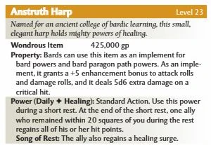 Anstruth Harp | D&D4 Wiki | Fandom