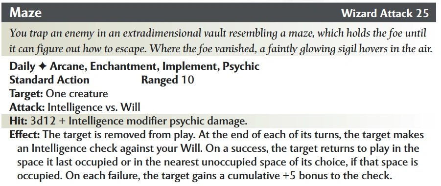 Maze | D&D4 Wiki | Fandom