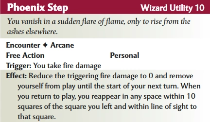 Phoenix step | D&D4 Wiki | Fandom